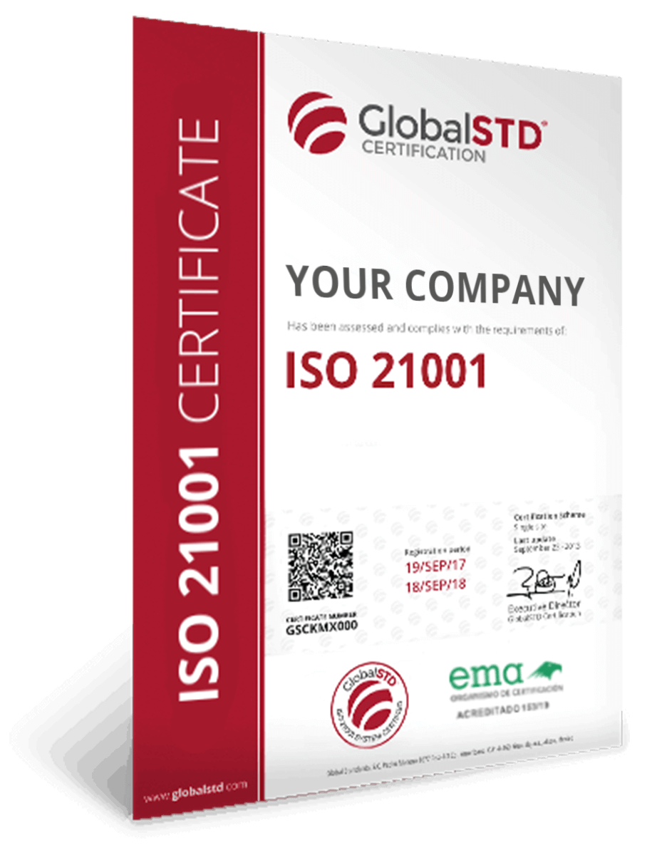 Certificación ISO 21001 - Organizaciones Educativas