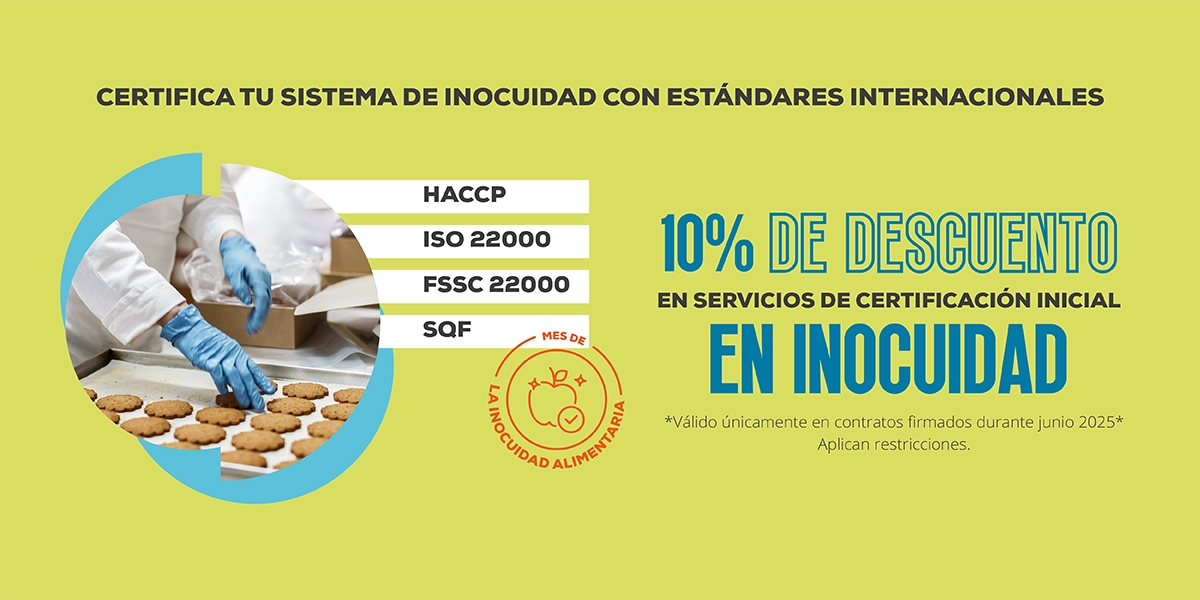 Descuento en certificación de inocuidad - Global Standards